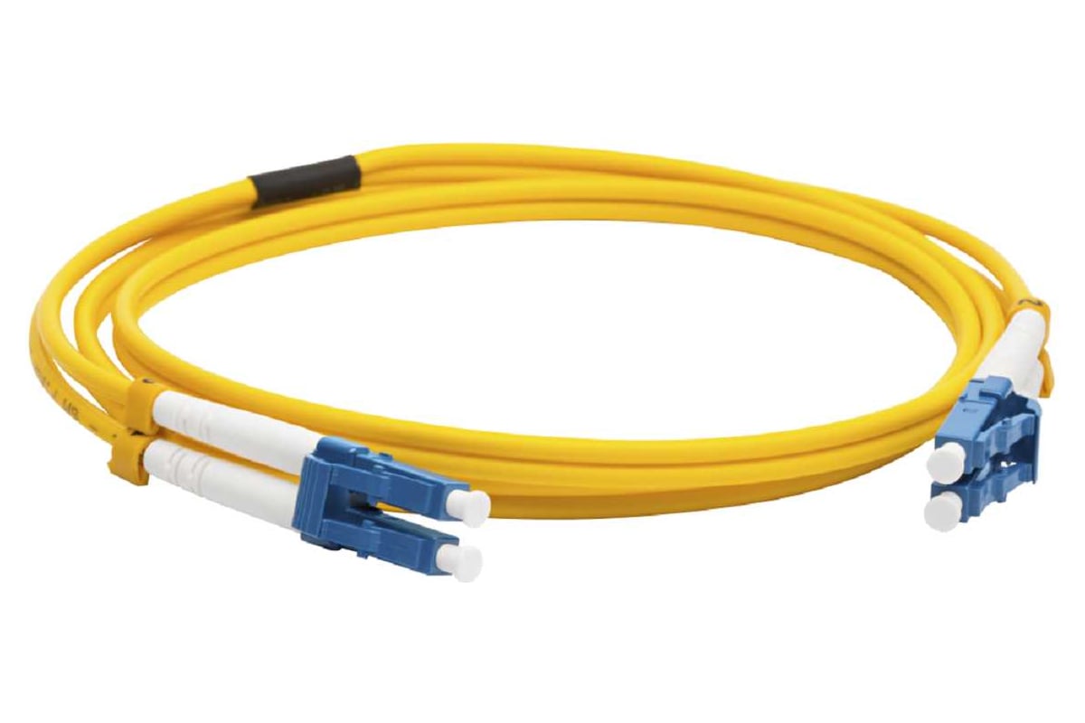 Патч-корд оптический LANMASTER, LSZH, дуплексный, LC/UPC-LC/UPC, SM OS2 ...