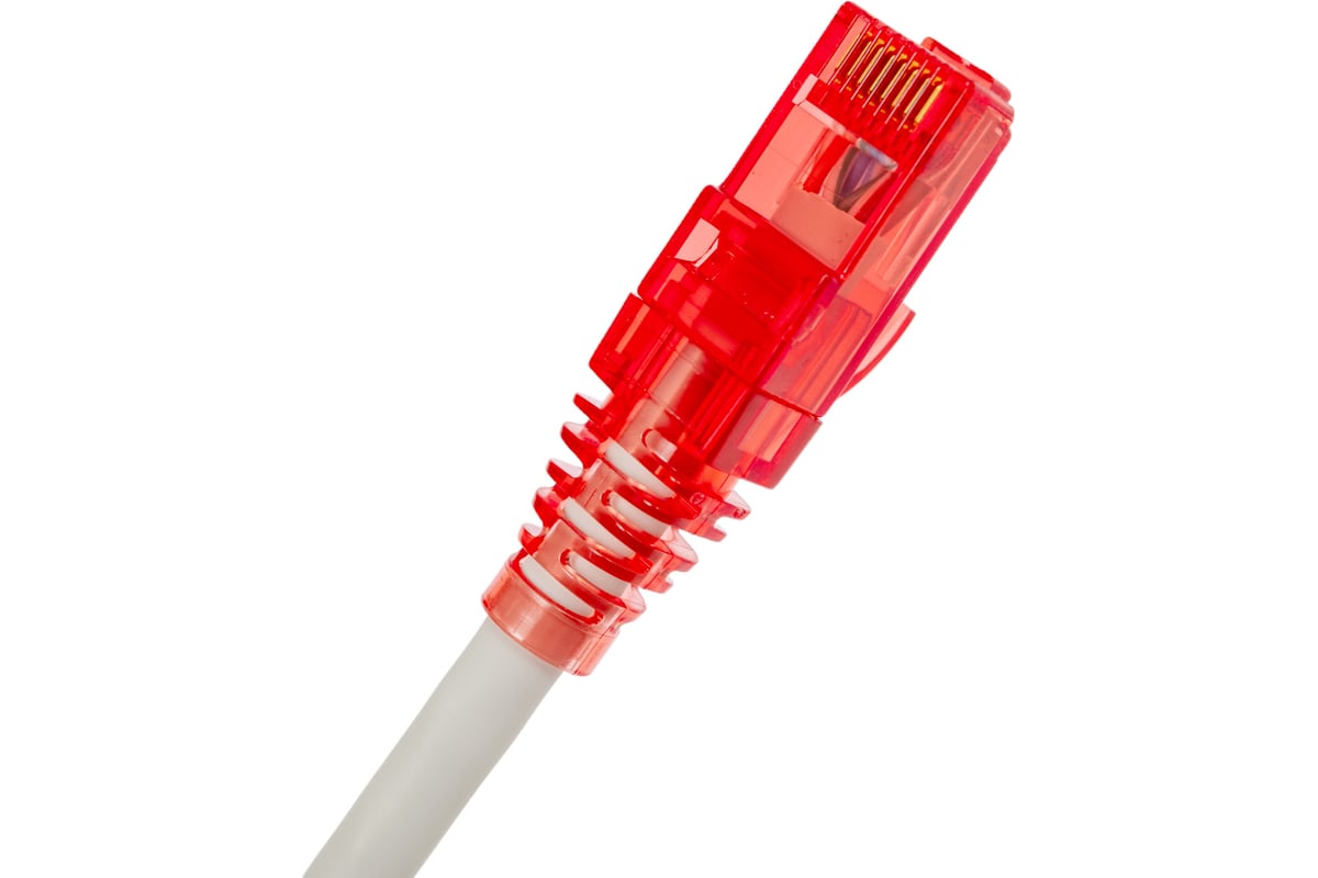 Патч-корд Hyperline PC-LPM-UTP-RJ45-RJ45-C5e-5M-LSZH-GY U/UTP, Cat.5e ...
