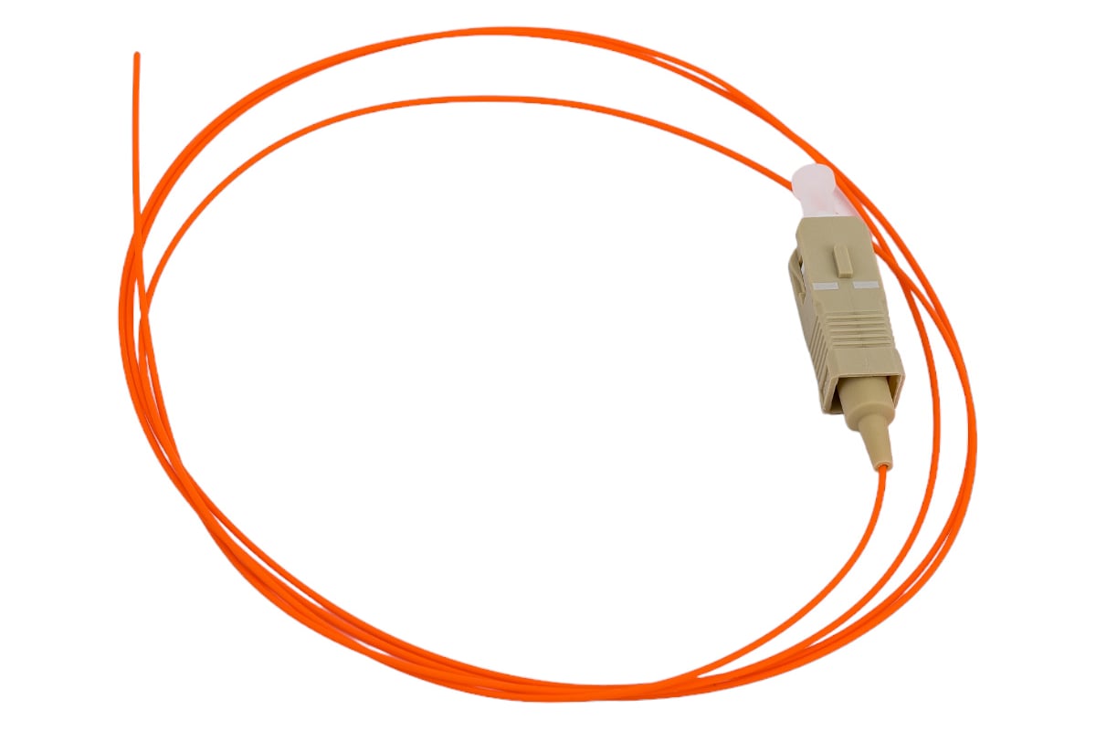 Пигтейл Hyperline FPT-B9-62-SC/PR-1M-LSZH-OR волоконно-оптический MM 62.5/125, SC, 1 м, LSZH ...