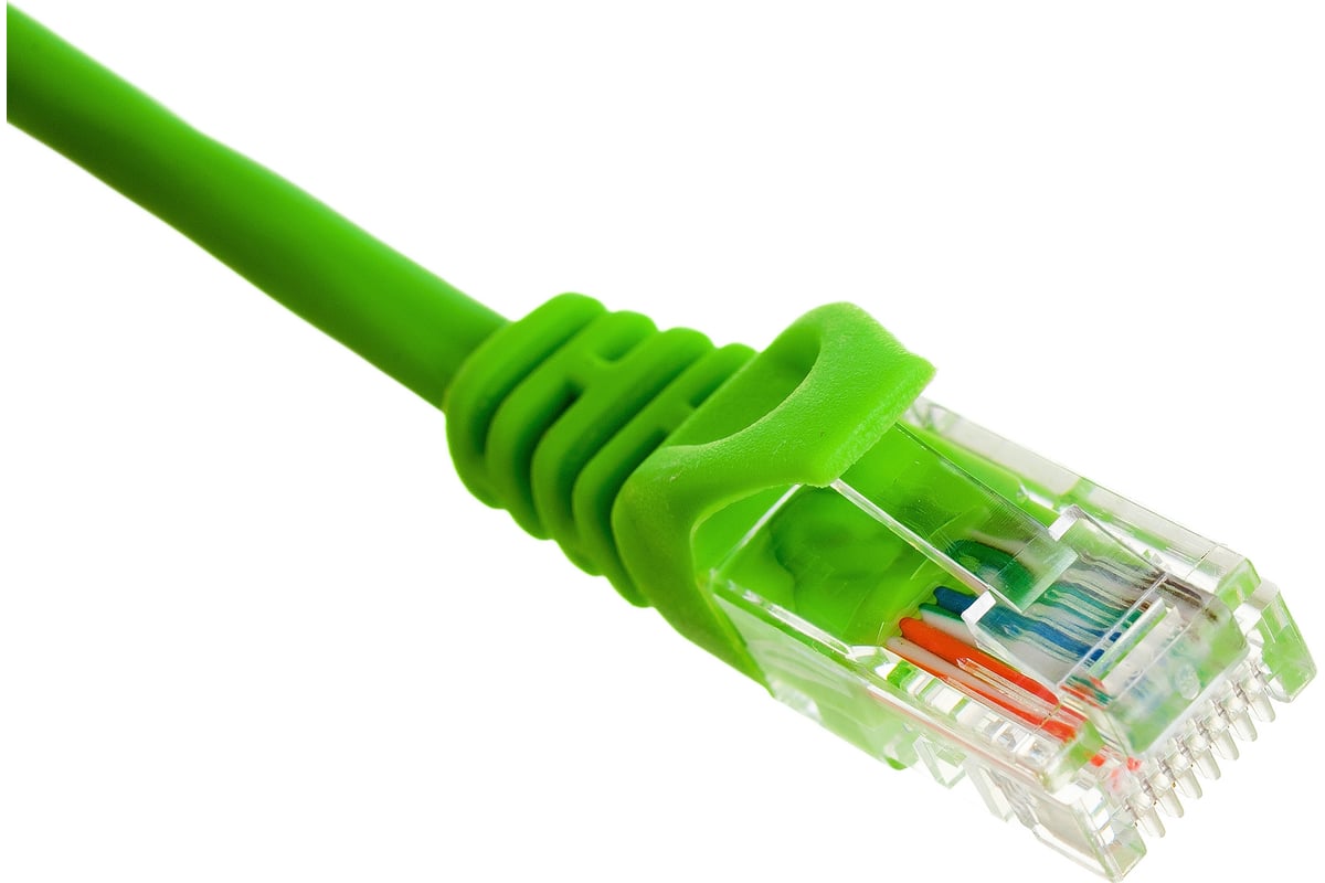 Коммутационный шнур патч-корд IEK ITK кат.5Е UTP, 2м, зеленый PC02-C5EU ...