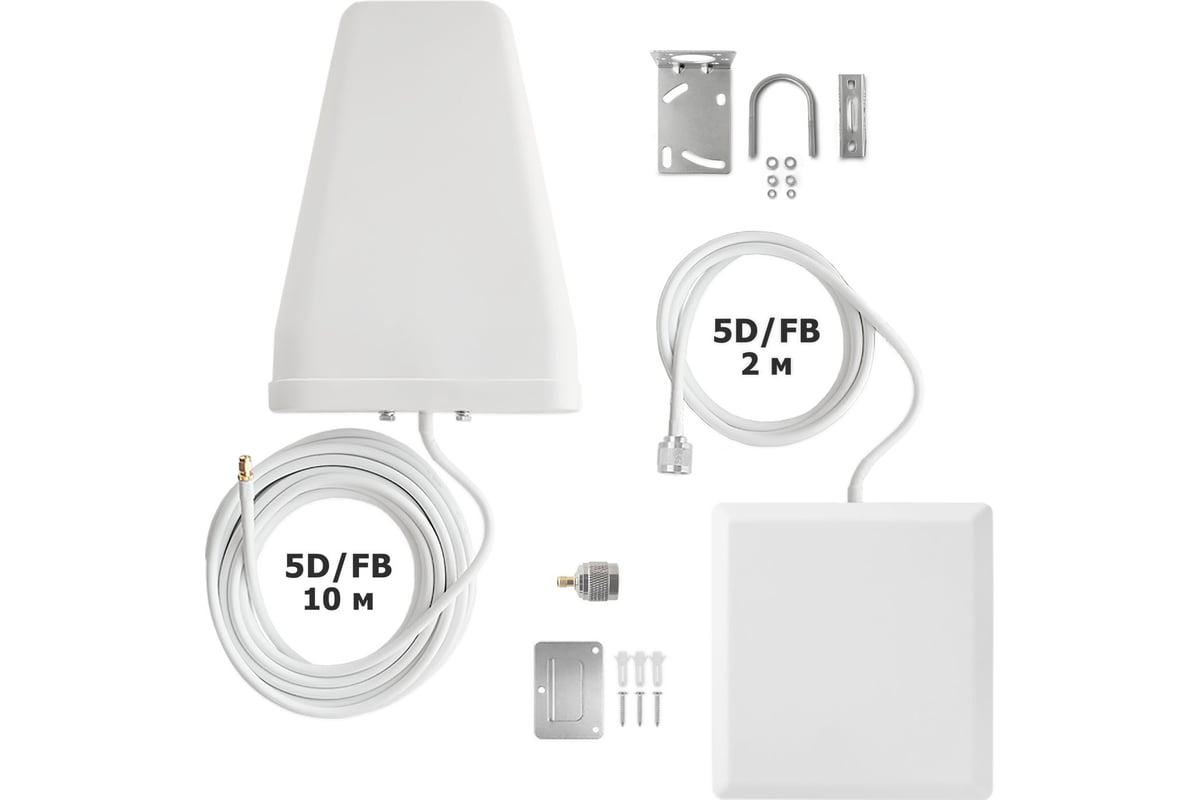 Усилитель сотовой связи и интернета Vegatel Комплект TN-1800 2G, 4G и ...