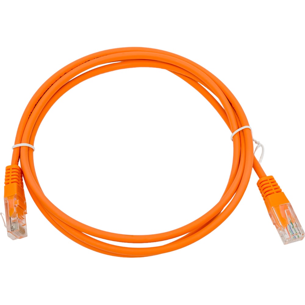 Коммутационный шнур DATAREX u/utp, категория 5e, lszh, нга-hf, 1,5 м, оранжевый DR-181808 ...