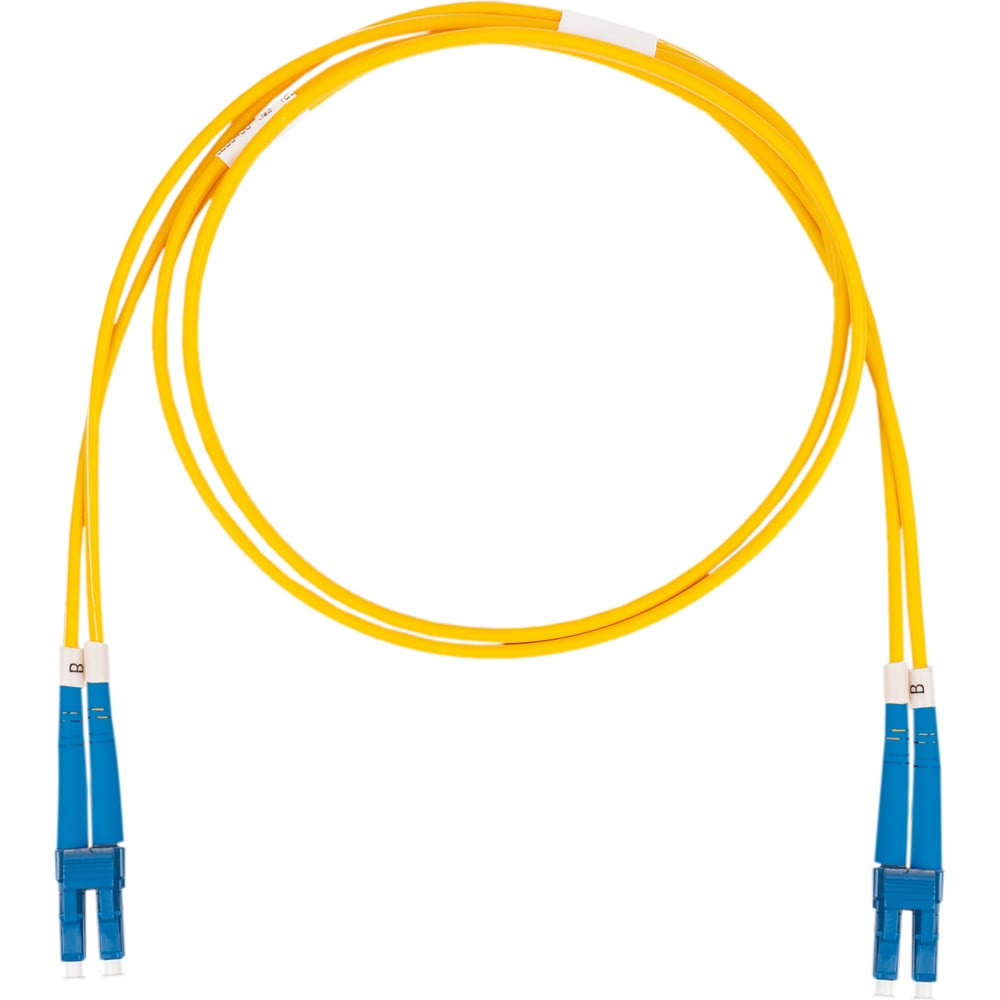 Оптический коммутационный шнур DATAREX патч-корд lc-lc duplex os2 нга-hf желтый 3,0 м DR-220044 ...
