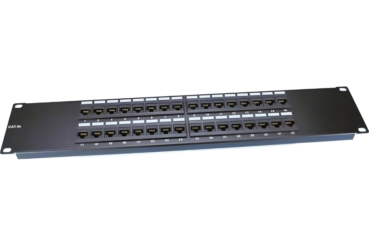 Патч-панель Hyperline PP3-19-32-8P8C-C5E-110D 19", 2U, 32 порта RJ-45 ...