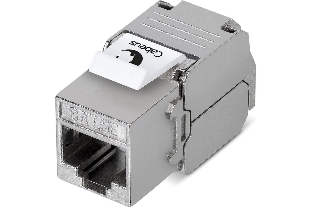 Вставка Keystone Cabeus Jack RJ-45(8P8C), 180 градусов, категория 5e ...