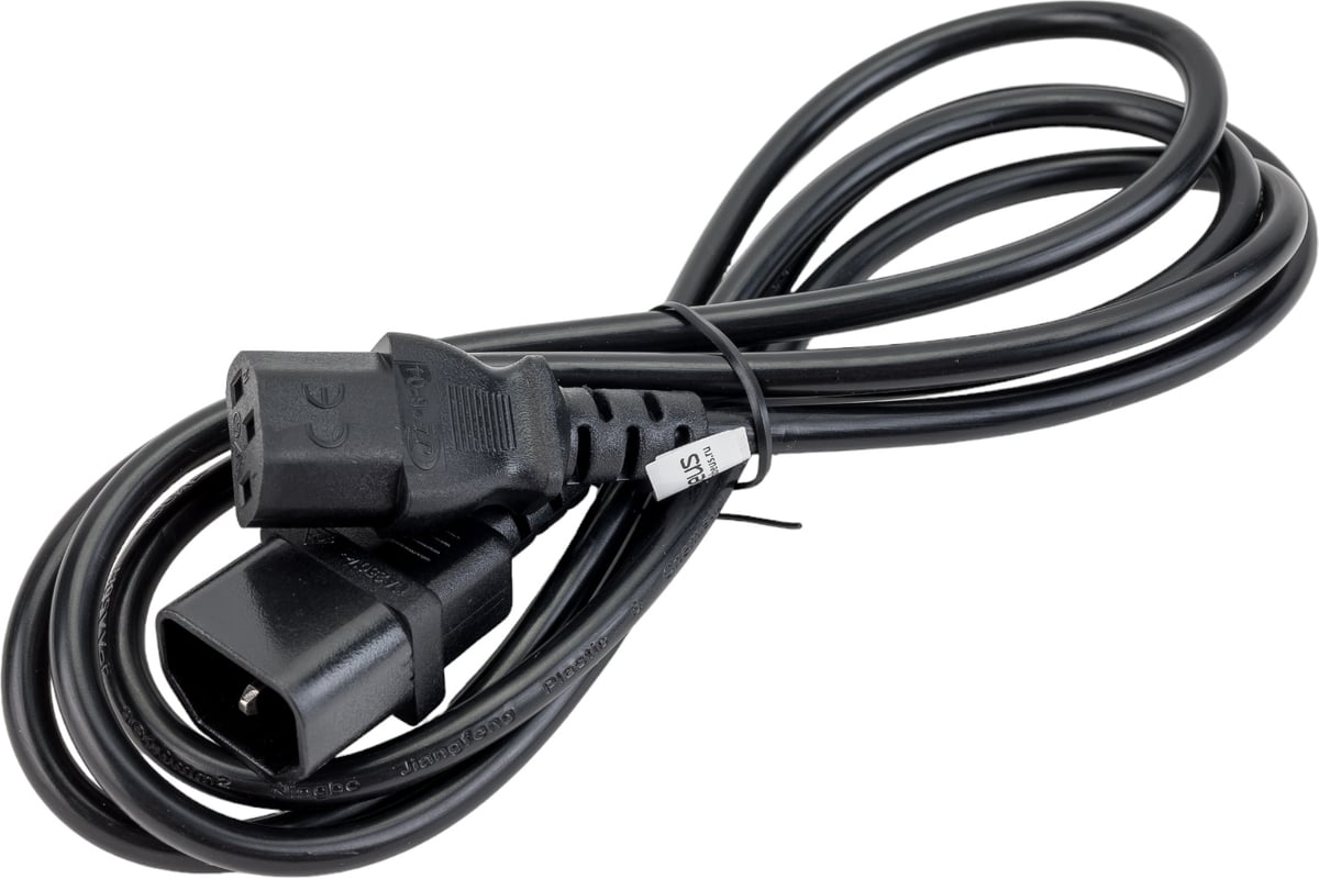 Кабель питания Cabeus монитор-компьютер IEC 320 C13 - IEC 320 C14 (3x1 ...