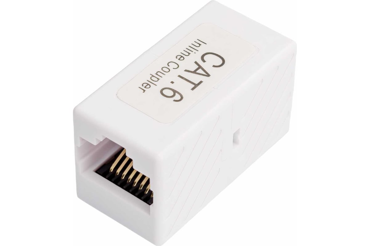 Проходной адаптер Cabeus RJ45-RJ45 (8p8c), категория 6 ...