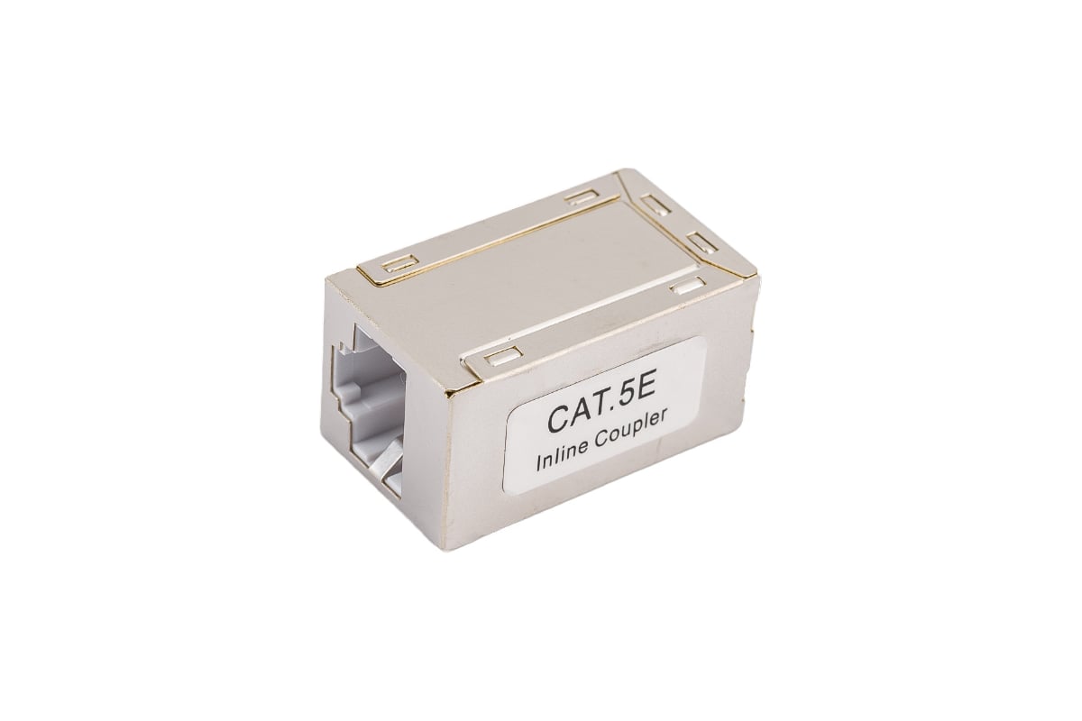 Проходной адаптер Cabeus RJ45-RJ45 (8p8c), категория 5е, экранированный ...