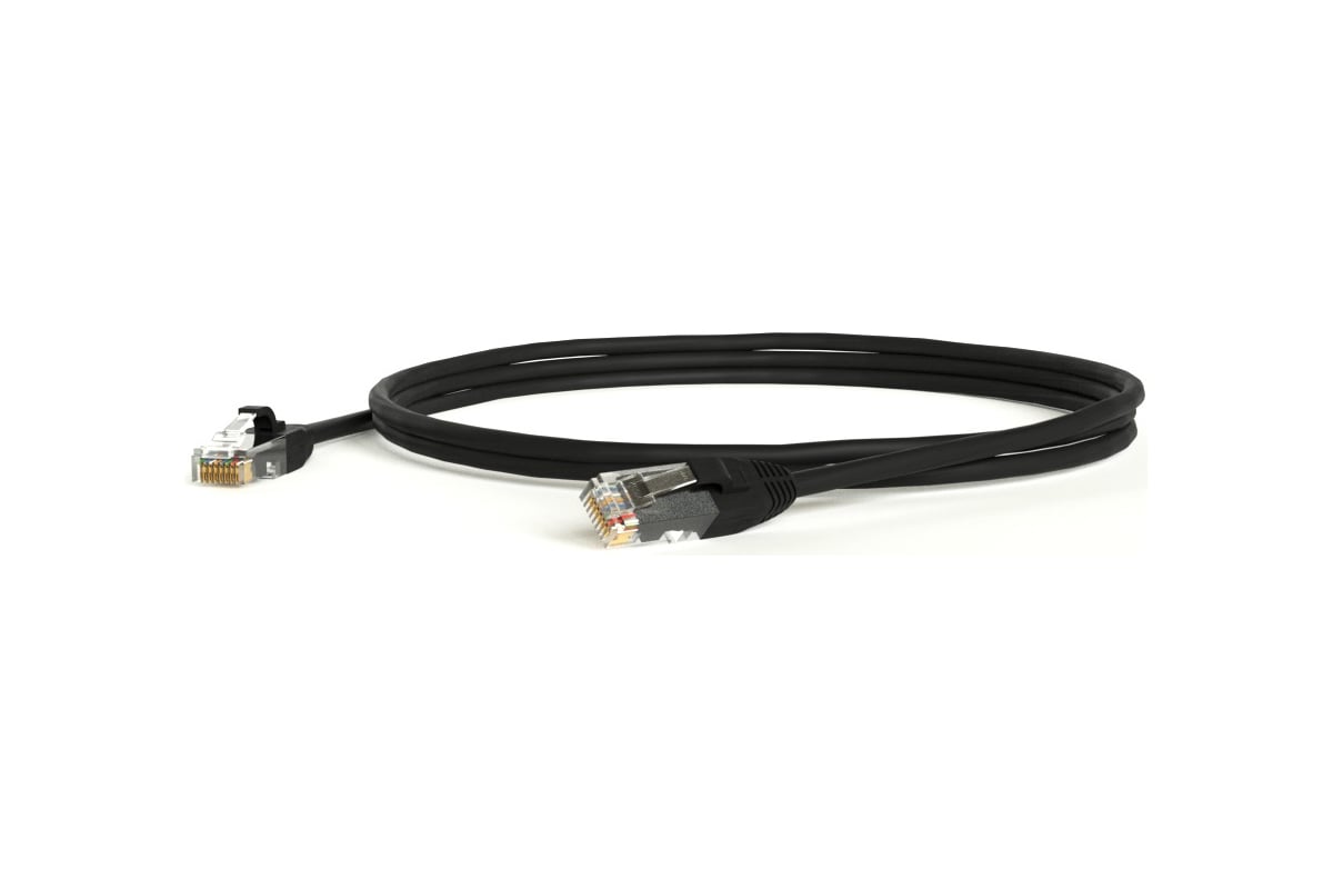 Патч-корд Hyperline PC-LPM-UTP-RJ45-RJ45-C5e-10M-LSZH-BK 230008 ...