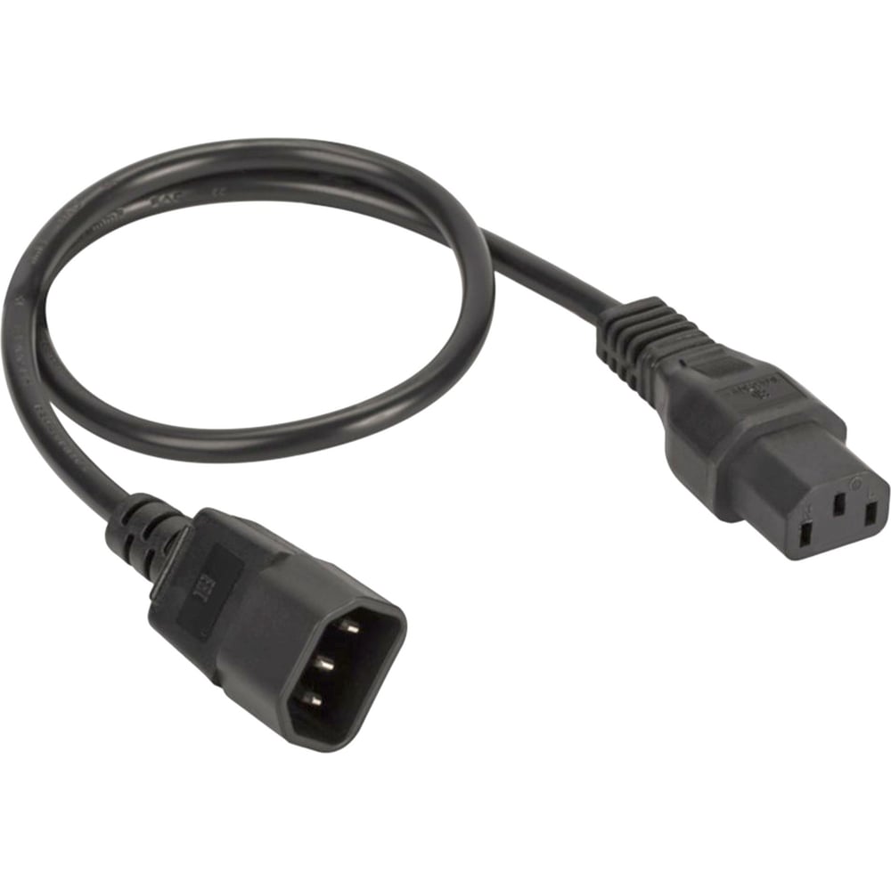 Кабель питания DKC, iec320 c13 - iec320 c14, 2 м, сечение 3x1,5 мм ...