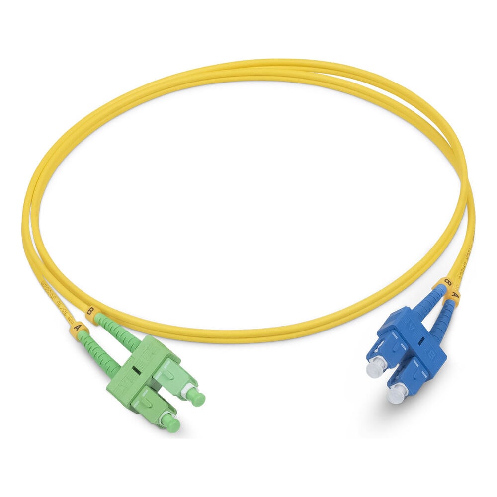 Оптический шнур Cabeus duplex sc/apc-sc/upc 9/125 sm 2м lszh FOP(d)-9 ...