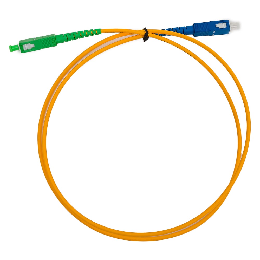 Оптический шнур Cabeus simplex sc/apc-sc/upc 9/125 sm 1м lszh FOP(s)-9 ...
