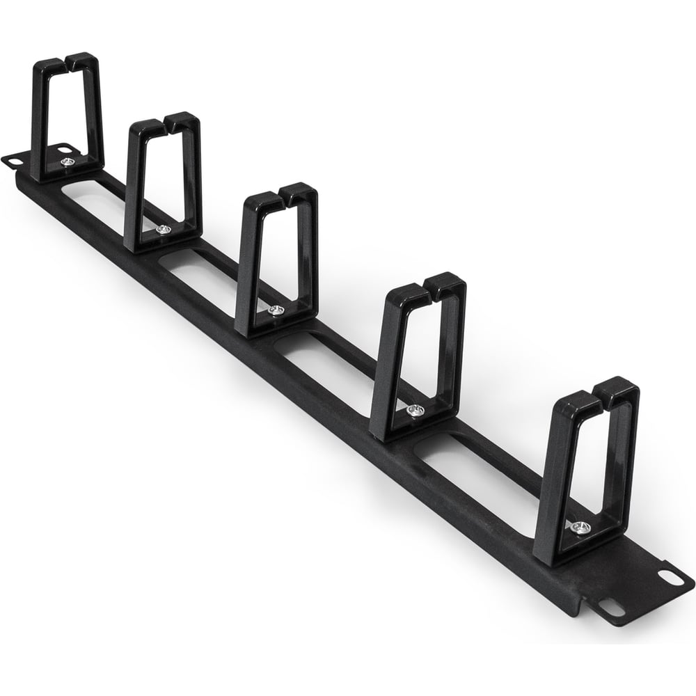 Кабельный органайзер ExeGate CM19-1U-5R горизонтальный 19дюйма 1U, 4 ...