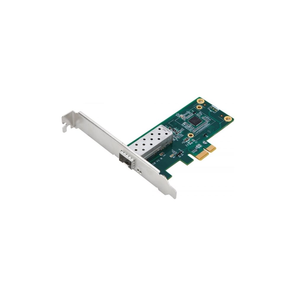 Сетевой pci express адаптер d-link с 1 портом 1000base-x sfp ...