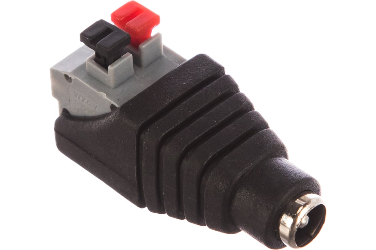 Разъем питания REXANT DC гнездо 2,1х5,5, с быстрозажимной колодкой, 50 шт. 14-0315-2 - выгодная ...