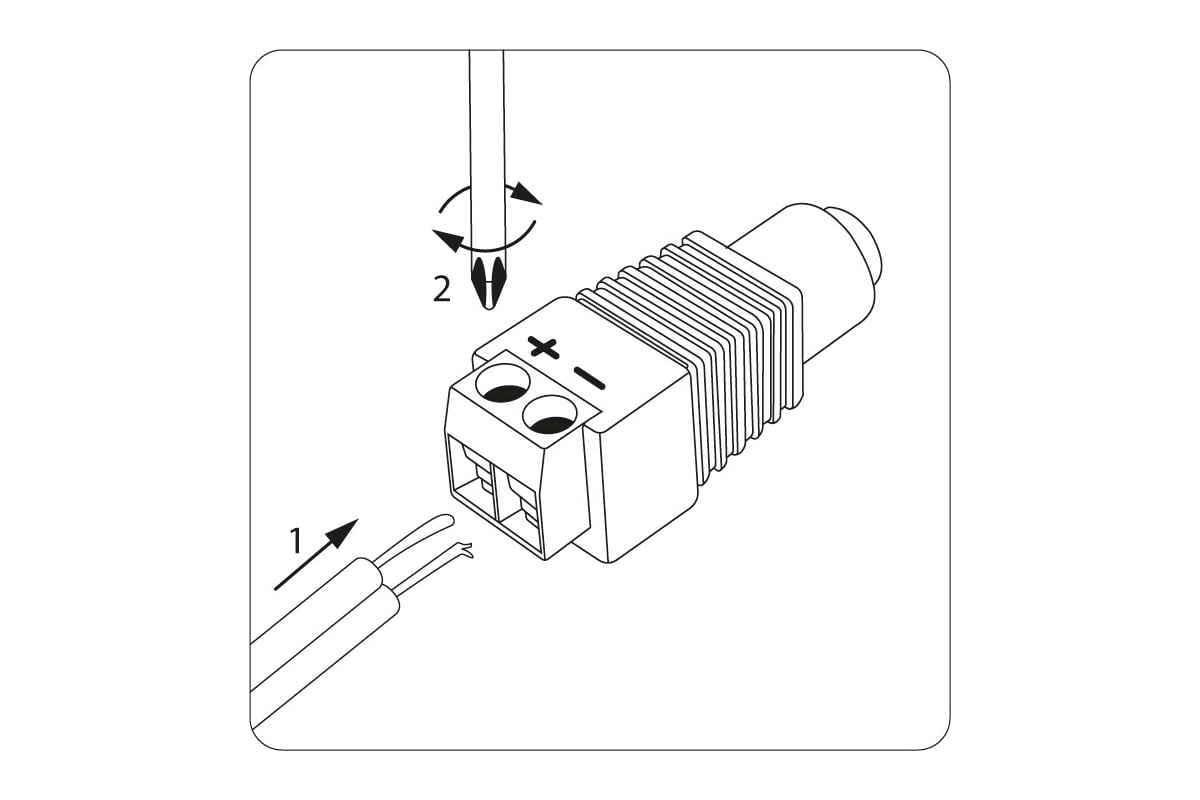 Разъем REXANT питания DC гнездо 2,1х5,5, с клеммной колодкой, 50 шт. 14-0315 - выгодная цена ...