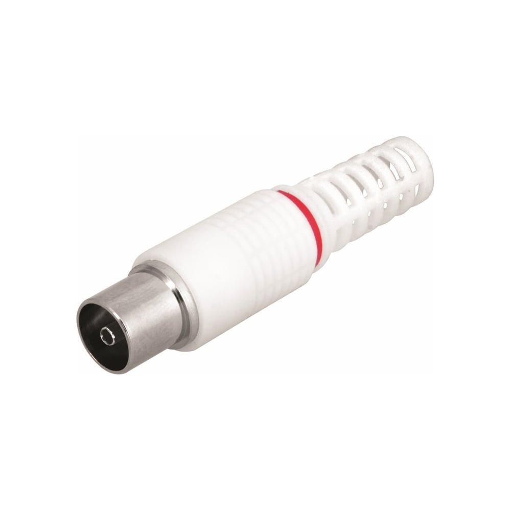 Tv-разъем REXANT гнездо, без пайки, белый 05-2043 - выгодная цена, отзывы, характеристики, фото ...