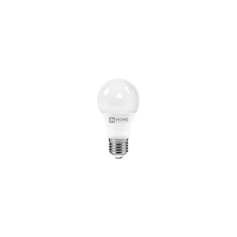 Светодиодная лампа IN HOME LED-A60-VC 10Вт 230В Е27 4000К 950Лм ...