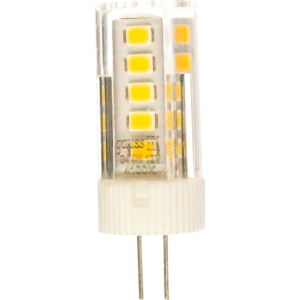 Лампа Gauss LED G4 12V 4W 410lm 4100K керамика 207307204 - выгодная ...