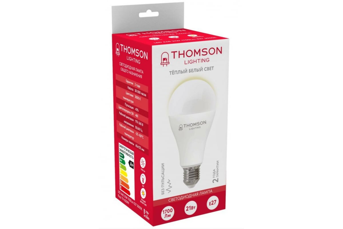 Светодиодная лампа THOMSON LED A65 21W 1700Lm E27 3000K TH-B2099 ...