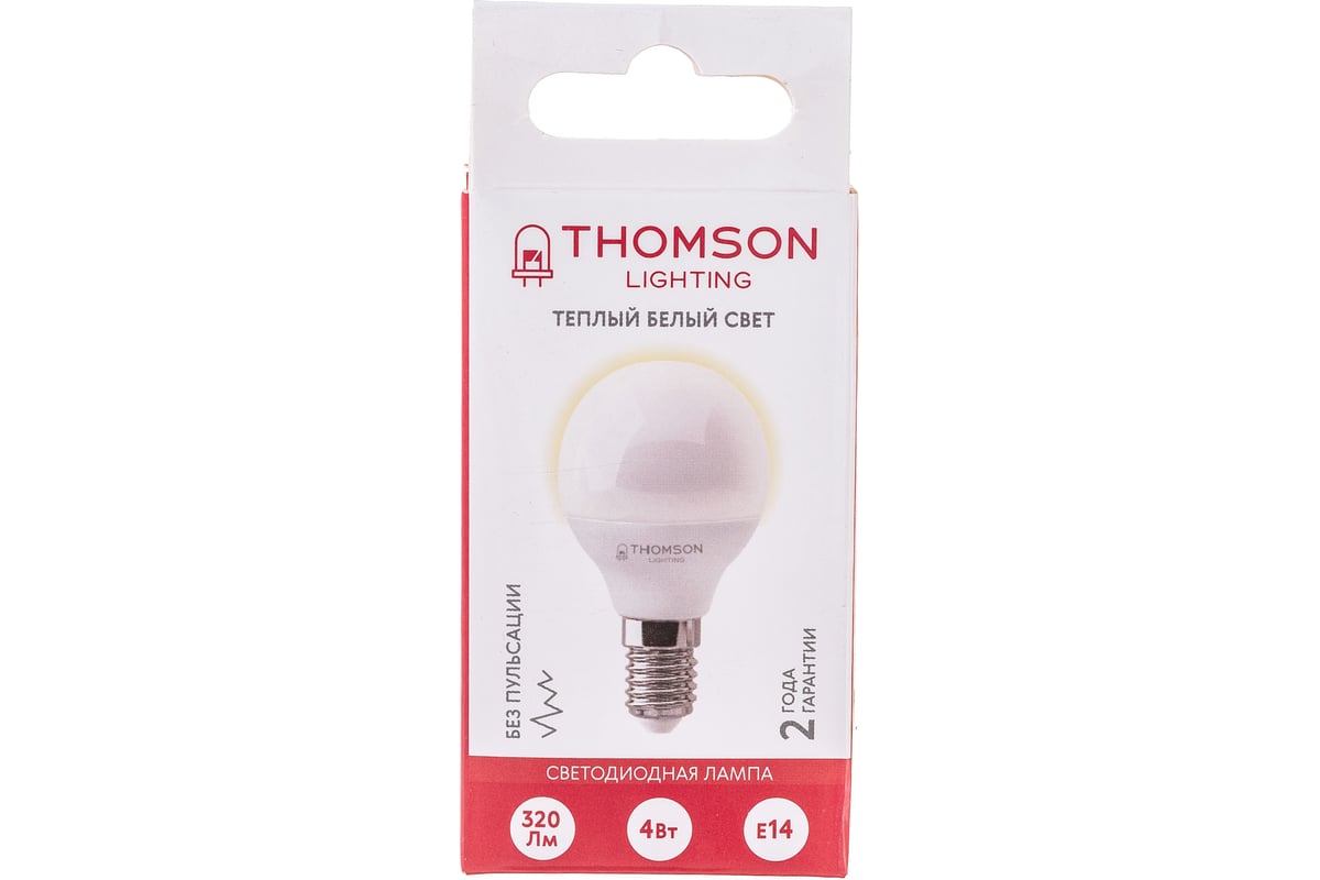 Светодиодная лампа THOMSON LED GLOBE 4W 320Lm E14 3000K TH-B2101 ...