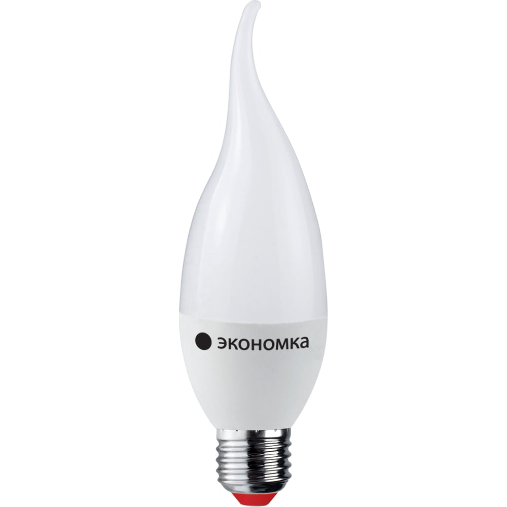 Светодиодная лампа Экономка свеча на ветру 5Вт Е27 230v 3000K 425лм Eco ...