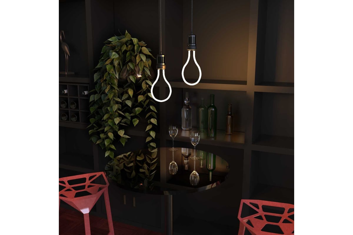 Лампа LED Gauss Filament Bulbless A72 Milky E27 4W 330lm 2700K 72х160mm ...