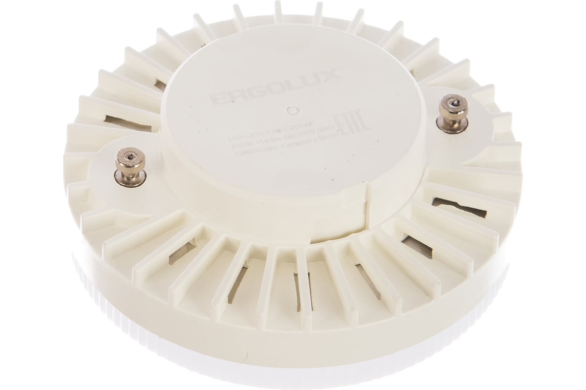 Светодиодная лампа Ergolux LED-GX53-12W-GX53-6K, 12Вт, GX53, 6500К, 180 ...