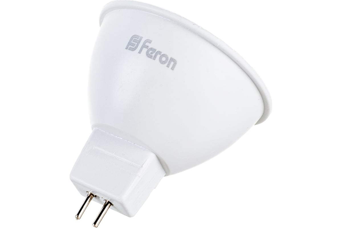 Лампа FERON LED 5вт 230в, G5.3, тепло-белый 25127 - выгодная цена ...