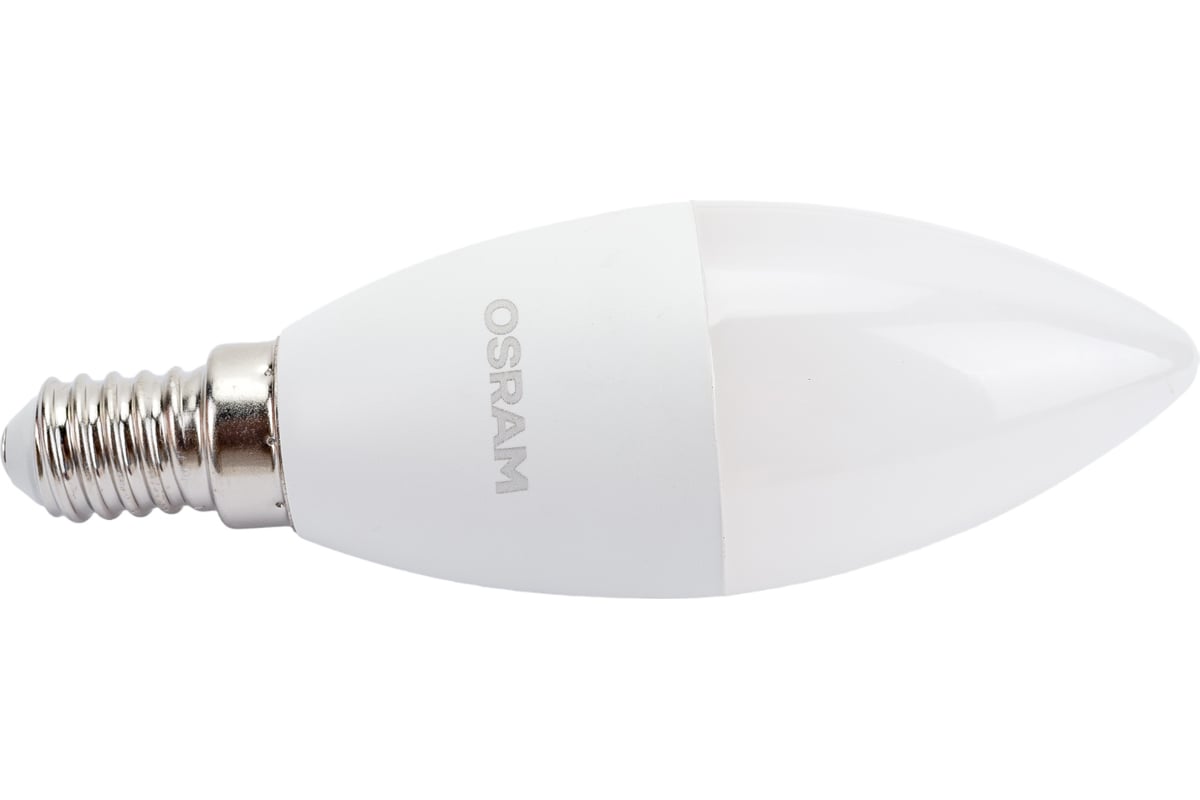 Светодиодная лампа Osram LSCLB75 9W/827 230VFR E14 10x1 4058075696655 - выгодная цена, отзывы ...