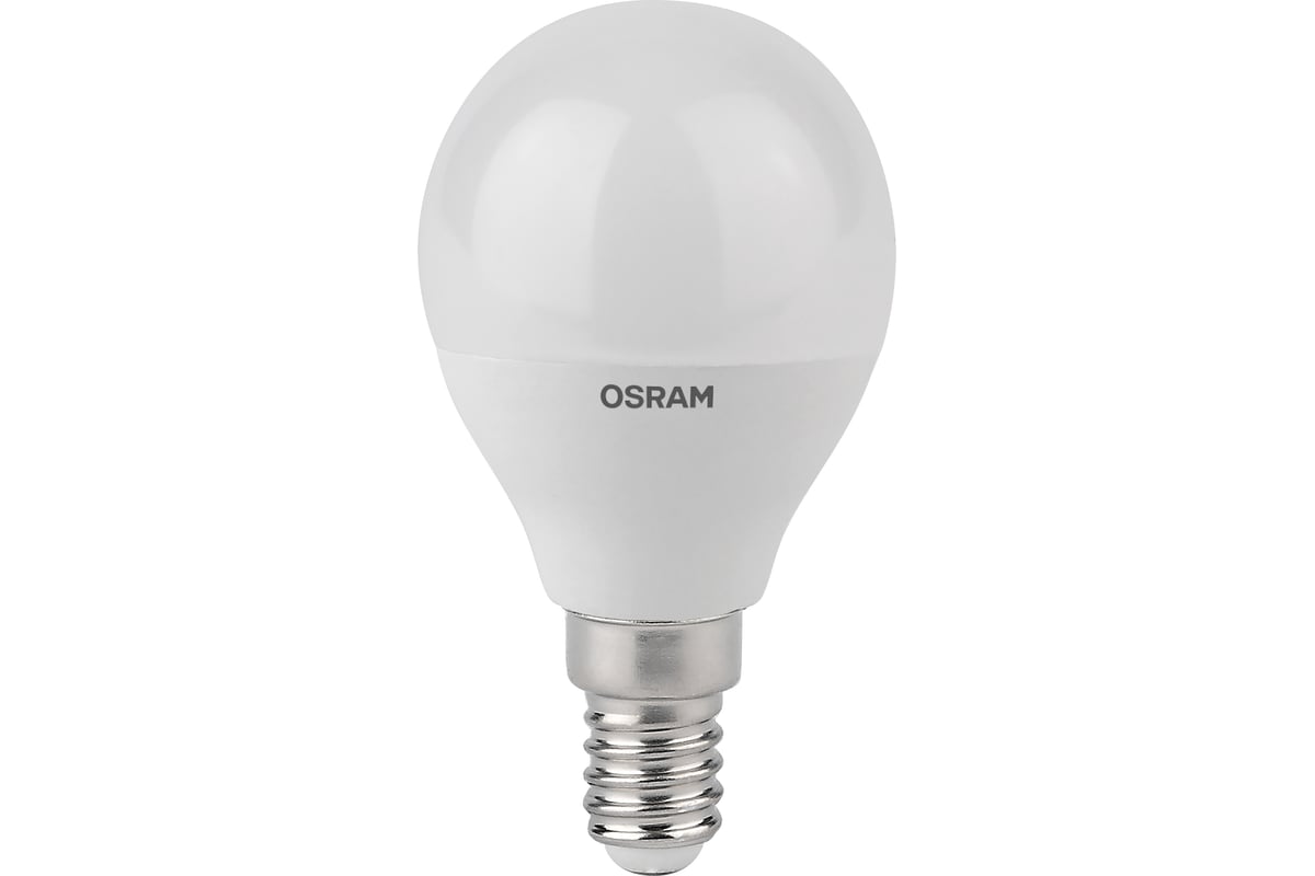 Светодиодная антибактериальная лампа Osram LC CLP60 7.5W/827 230VFR E14 10x1 4058075561298 ...
