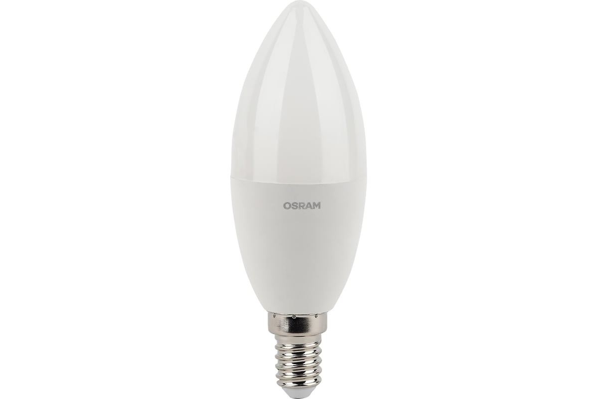 Светодиодная антибактериальная лампа Osram LC CLB60 7.5W/827 230V FR E14 10x1 4058075561250 ...