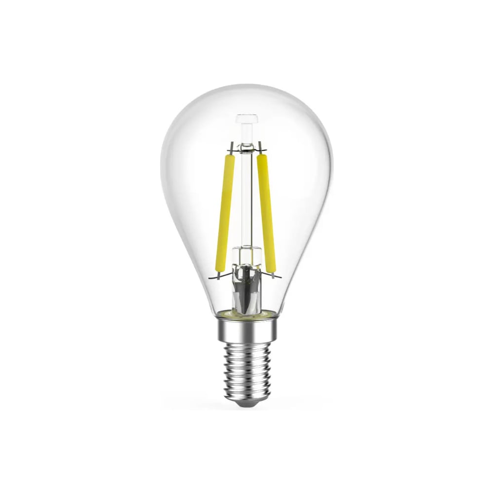 Лампа Gauss Filament Шар, 7W, 580lm, 4100К, Е14, LED, 3 лампы в ...