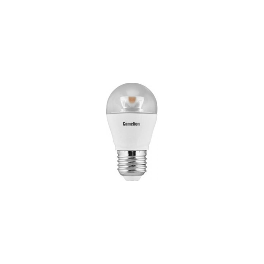 Светодиодная лампа 7.5Вт 220В Camelion LED7.5-G45-CL/830/E27 11952 ...
