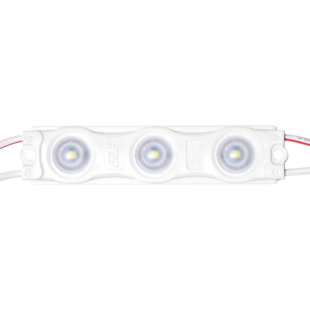 Светодиодный модуль ELF 3smd диод 2835, с линзой, 160гр.,12В, ip 65 ...