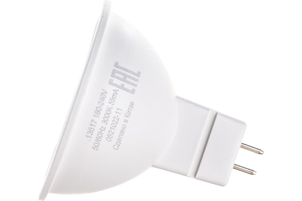 Светодиодная лампа Gauss Elementary MR16 7W 530lm 3000K GU5.3 LED 1/10 ...