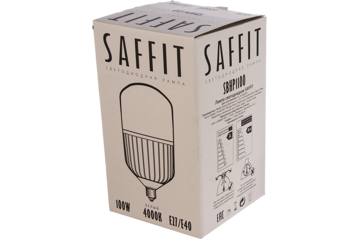 Светодиодная лампа SAFFIT SBHP1100 100W 230V E27-E40 4000K 55100 ...