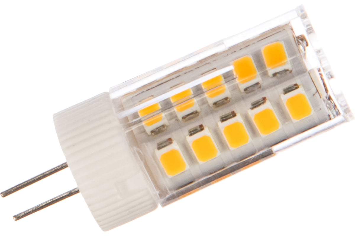 Светодиодная лампа Gauss G4 12V 4W 400lm 2700K керамика LED 1/10/200 ...