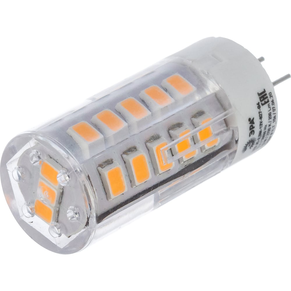 Светодиодная лампа ЭРА LED JC-2,5W-12V-827-G4, капсула, теплый Б0033191 ...