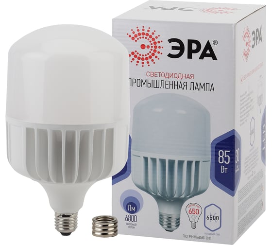 Светодиодная лампа ЭРА LED POWER T140-85W-6500-E27/E40, колокол, холодный Б0032088 - выгодная ...