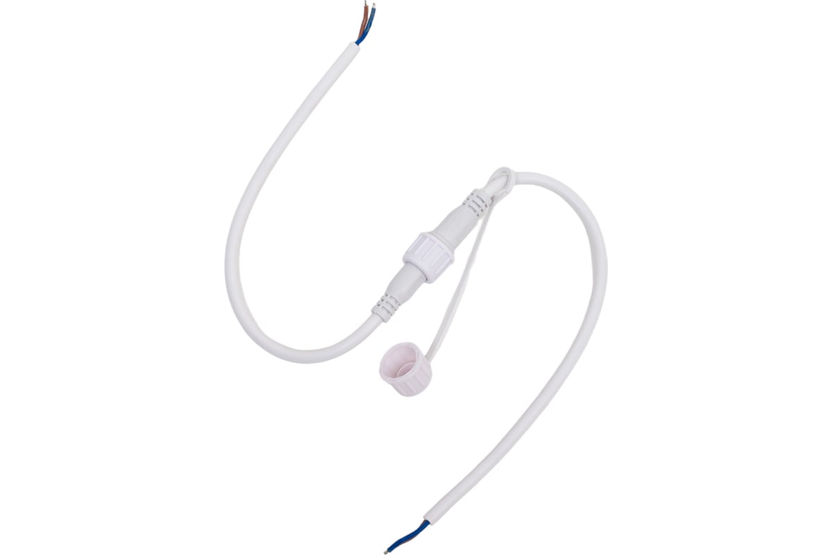 Коннектор TEAMPROF папа-мама, 2 pin, белый TPF-MF2-60/2-W - выгодная ...