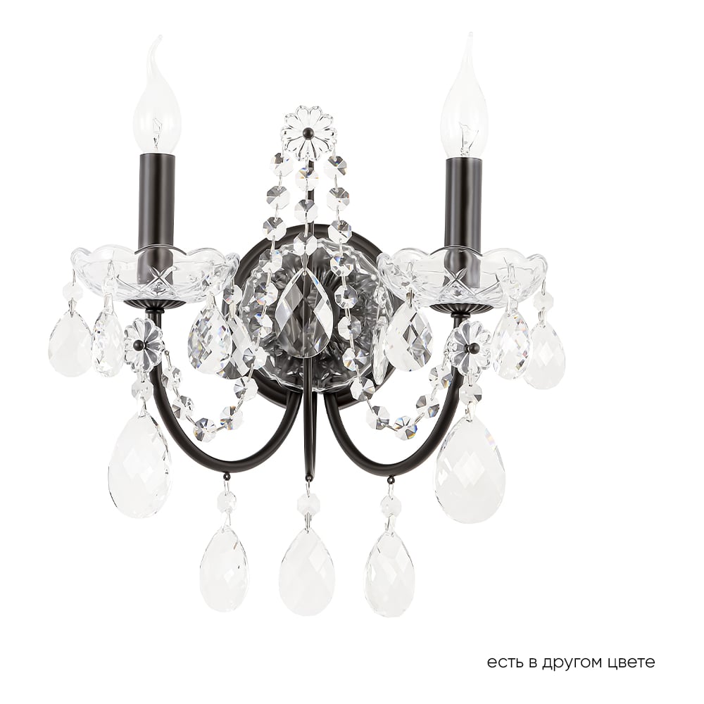 Бра Crystal lux ODELIS AP2 BROWN - выгодная цена, отзывы ...