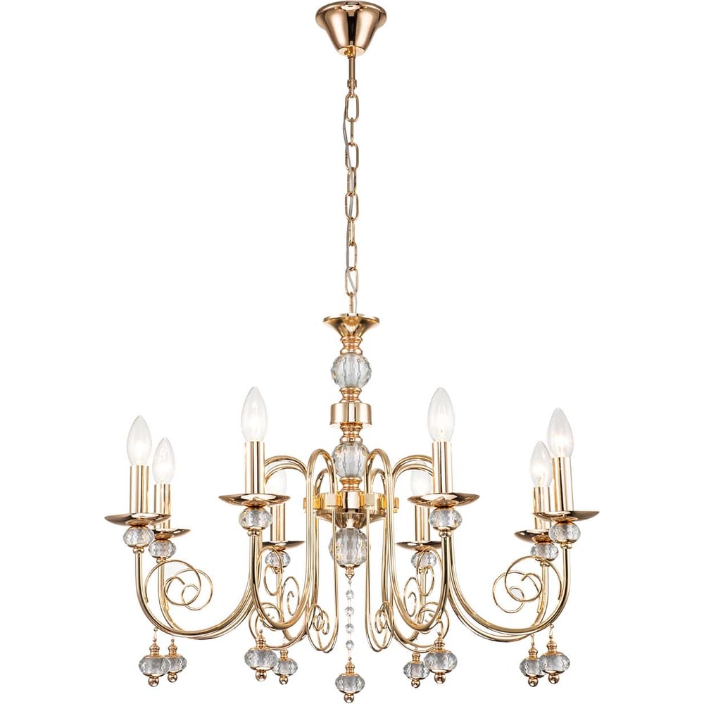 Подвесной светильник ESCADA 678/8PL E14х40W, Gold 678/8PL Gold ...