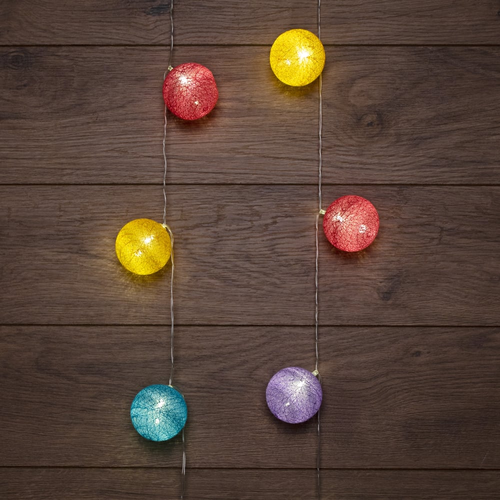 Светодиодная гирлянда-шарики NEON-NIGHT Фейерверк 1.5м 10 LED ...