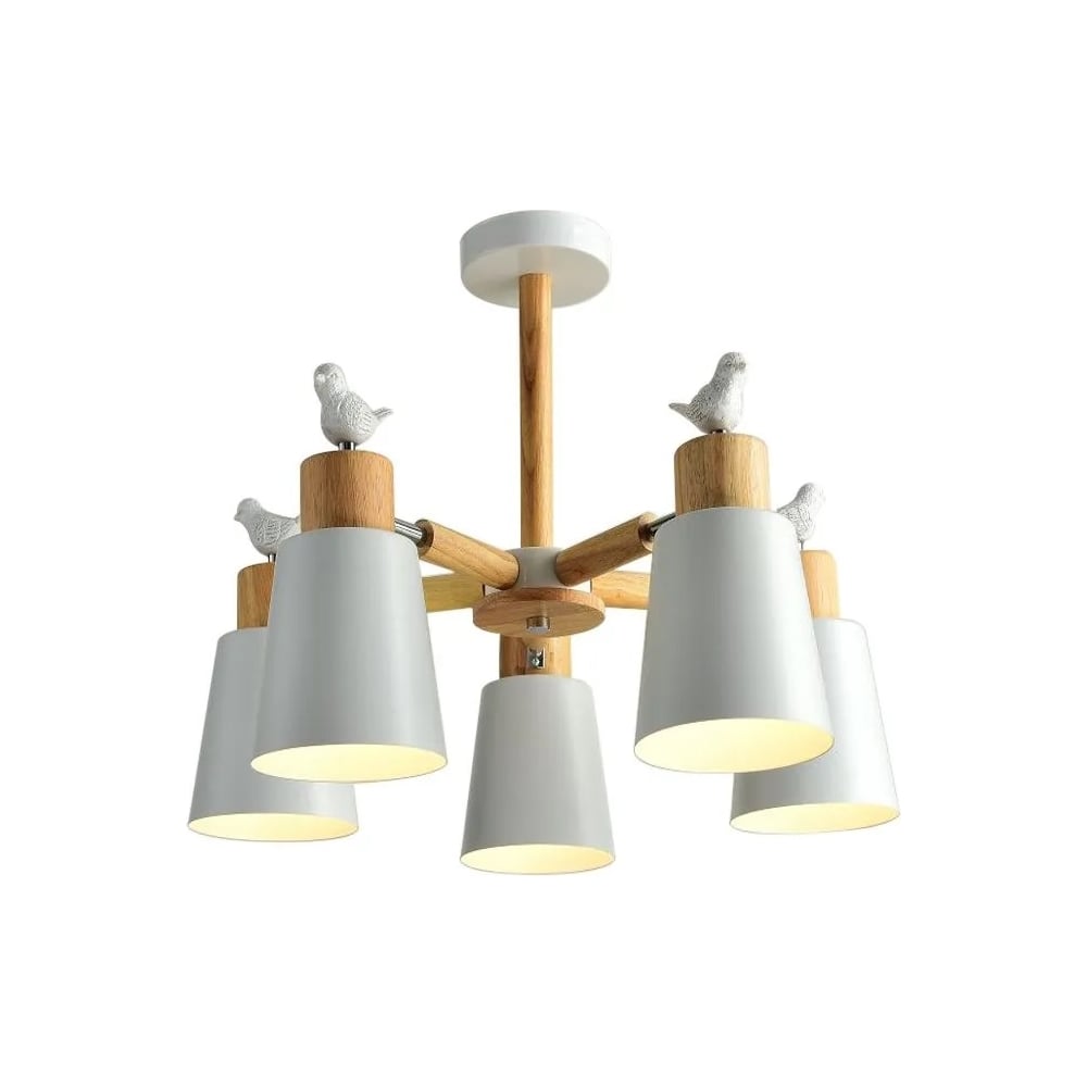 Люстра Freya ruby 5хe14x40w, металл, матовый белый FR5091PL-05W ...