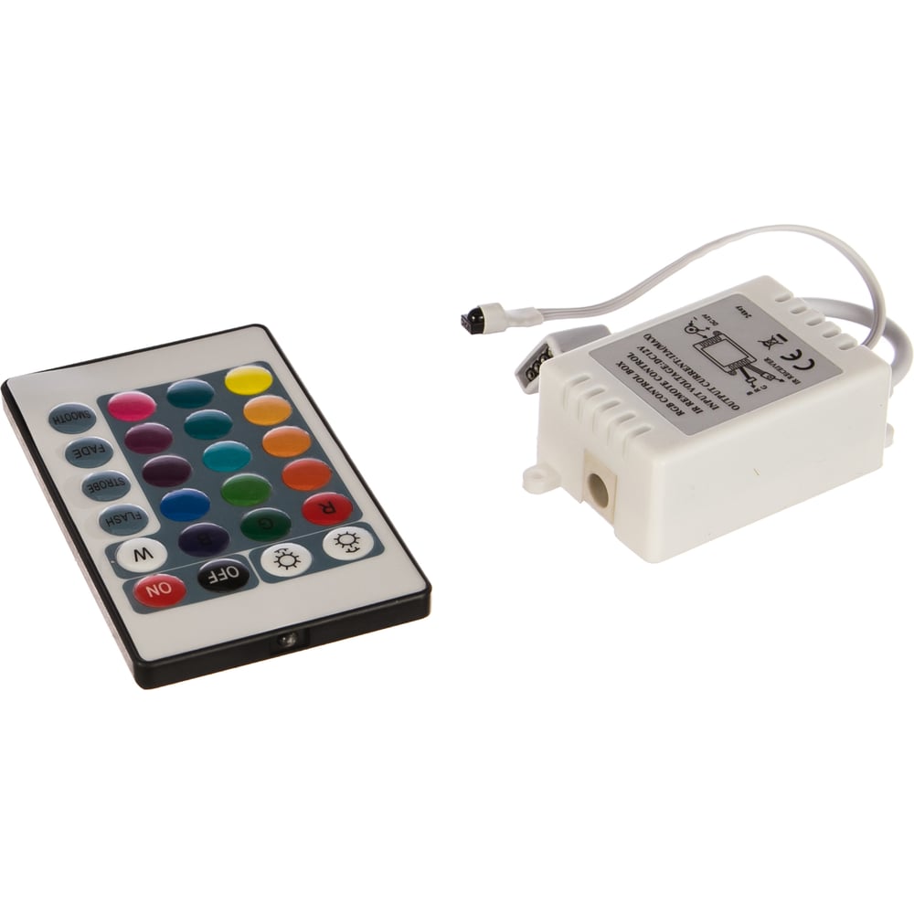 Инфракрасный RGB-контроллер SWG LED 6А 72W 12V/24V24к, IR-RGB-24-6A ...