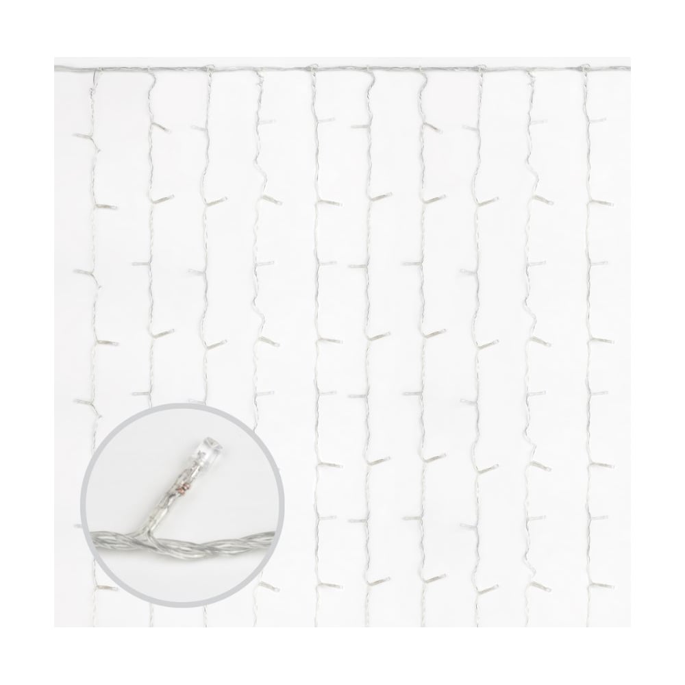 Светодиодный занавес Uniel ULD-C3030-400/TWK WARM WHITE IP67 с эффектом ...