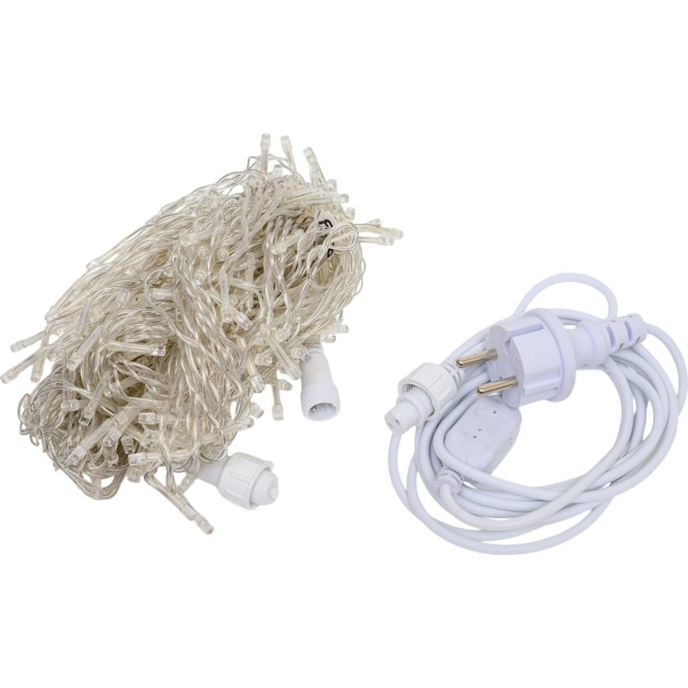 Гирлянда FERON 230V 200 LED 5000K, эффект стробов, длина 4,5м, IP44 ...
