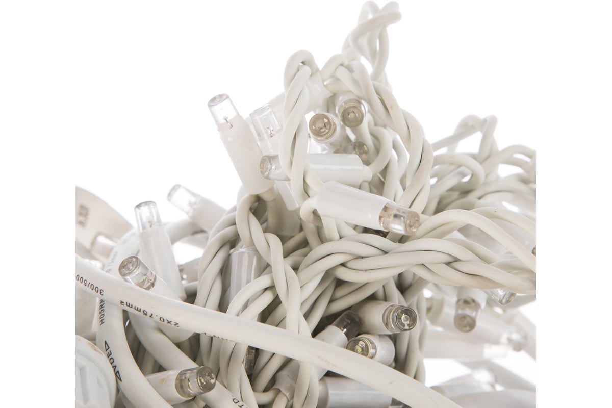 Светодиодная гирлянда с эффектом мерцания Uniel ULD-S1000-120/TWK WHITE ...