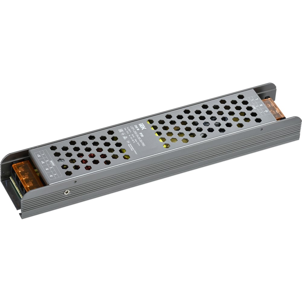 Драйвер IEK led ипсн-pro 250вт 24в клеммы ip20 LSP1-250-24-20-33-PRO ...